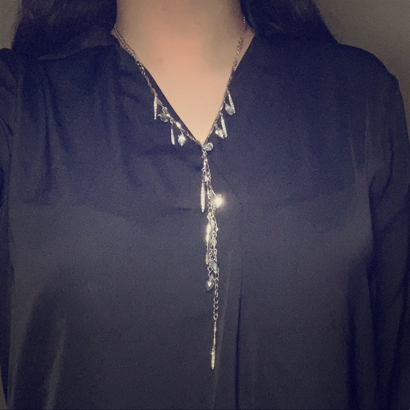 White House Black Market | Jewelry | Wbhm Long Gem Necklace | Poshmark